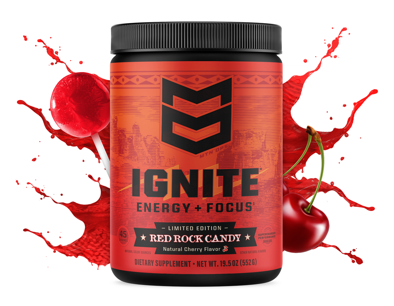 MTN Ops Ignite Supercharged Energy and Focus Drink Mix | Bass Pro Shops